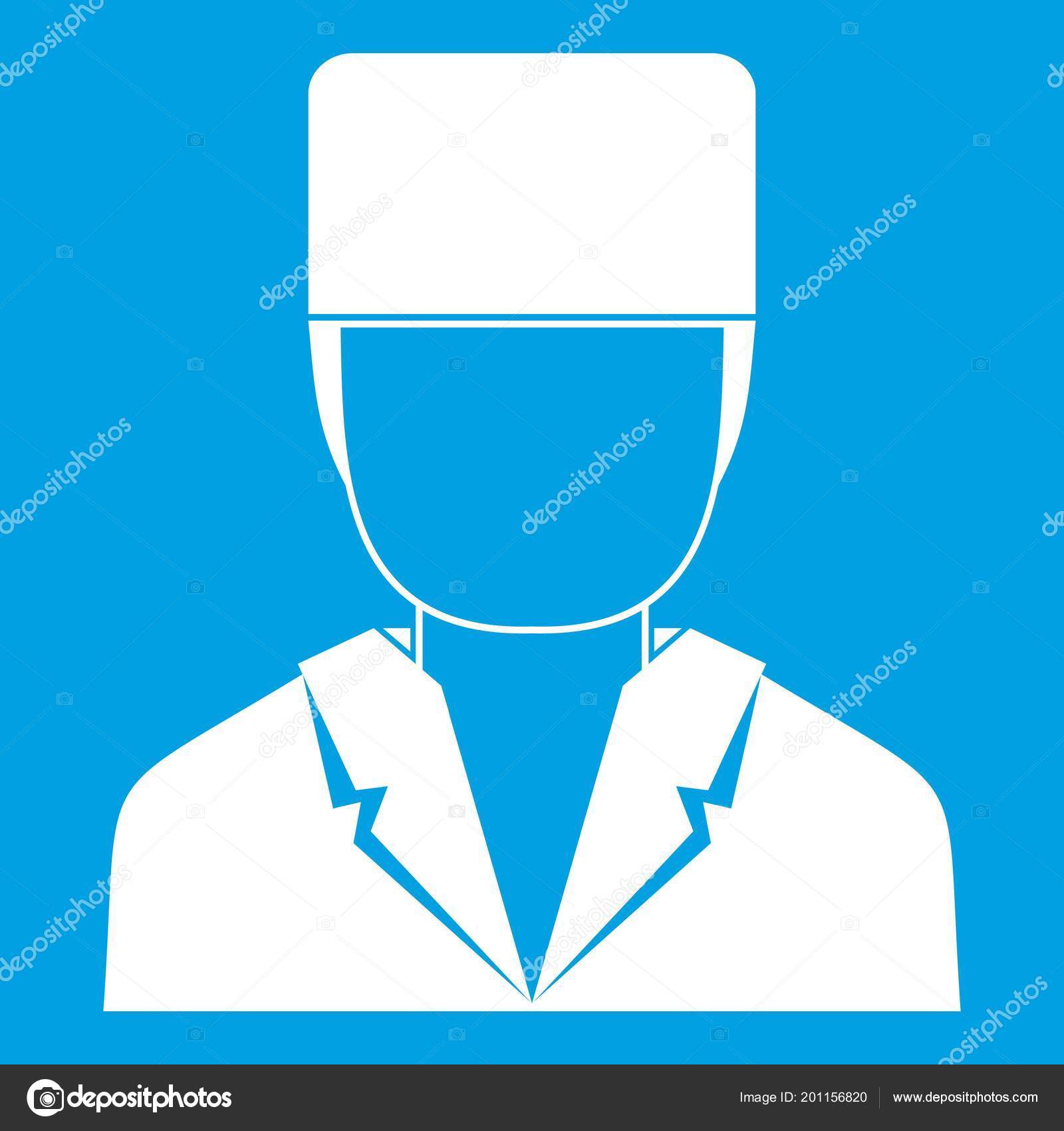 Medical doctor icon white Stock Vector Image by ©ylivdesign #201156820