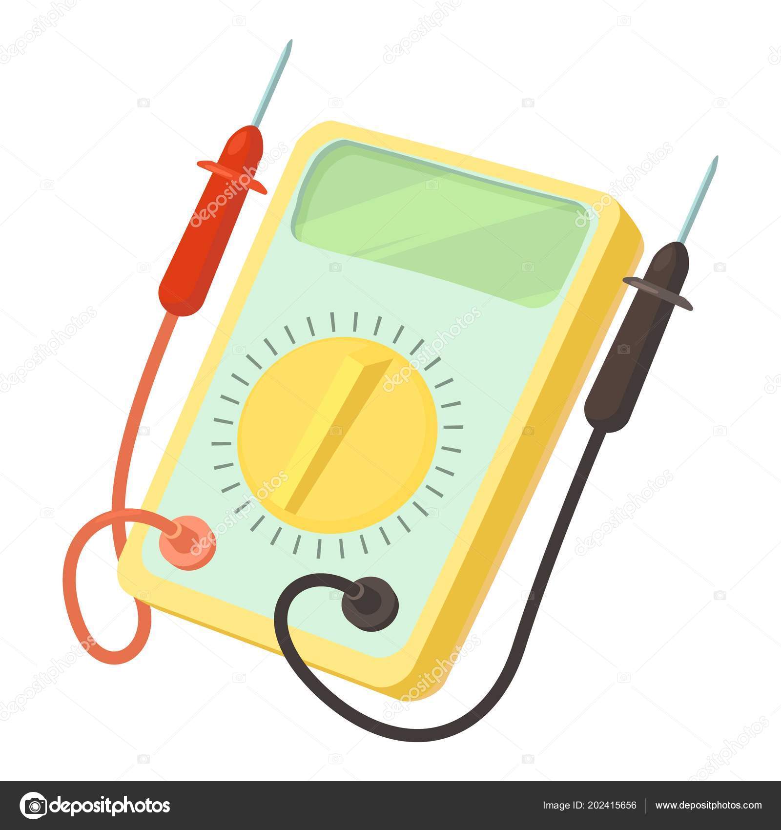 Multimeter icon, cartoon style Stock Vector by ©ylivdesign 202415656