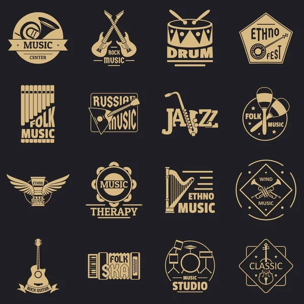 Musical Instrument Shop Vintage Label Stock Vector Image by ©ragakawaw ...