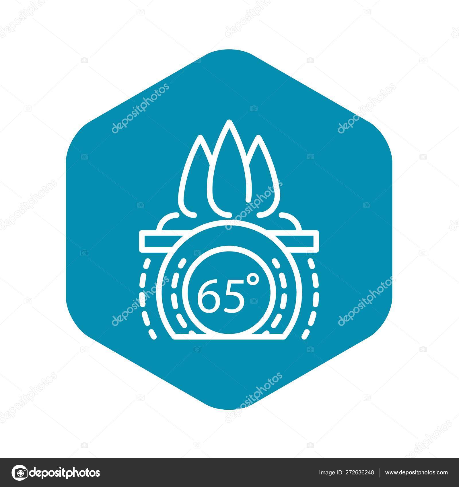 Fire smart control icon, outline style Stock Vector Image by ...