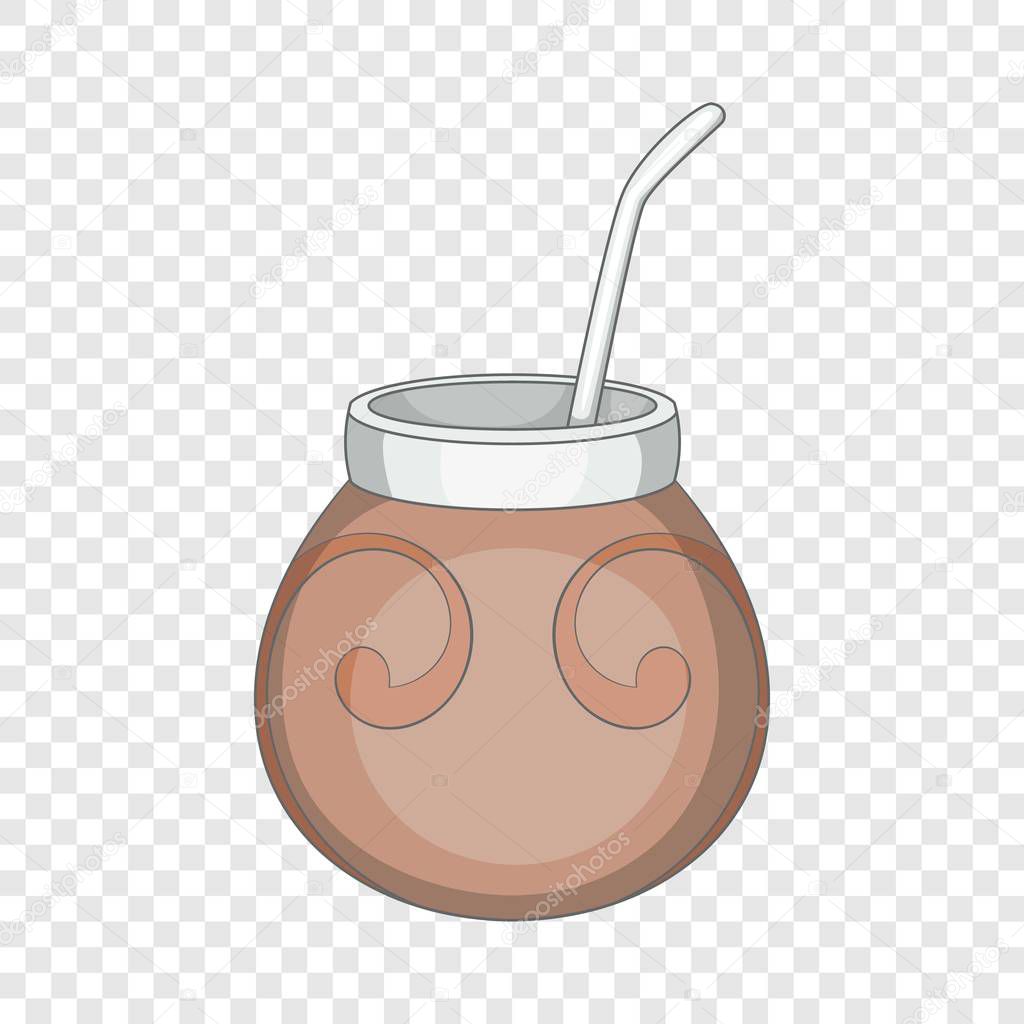 Chimarrao para mate o terere icono, estilo de dibujos animados 2023