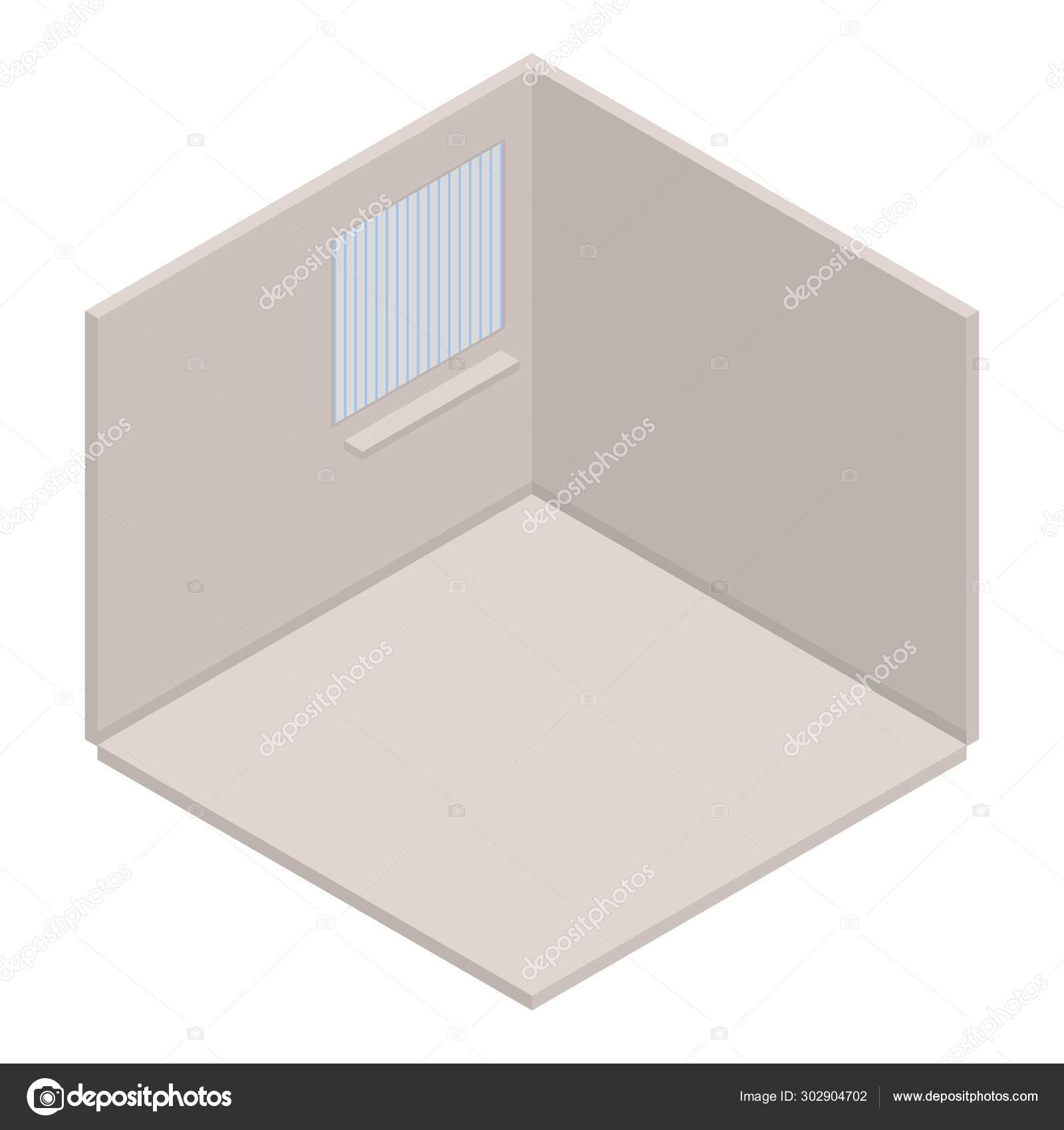 Hospital empty room icon, isometric style Stock Vector Image by ...