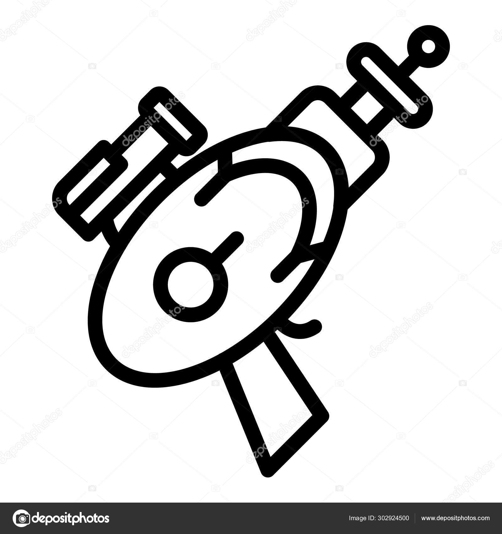 Weapon blaster icon, outline style Stock Vector Image by ©ylivdesign ...