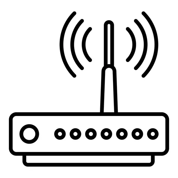 Internet router icon, outline style Stock Vector by ©ylivdesign 468136262