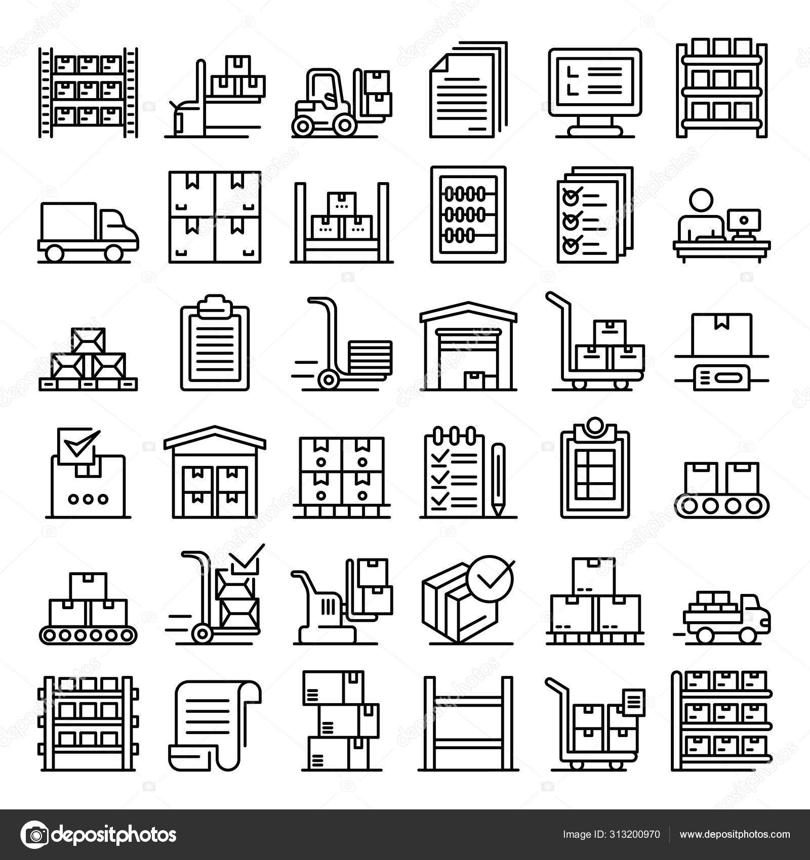 Stock Inventory Icon