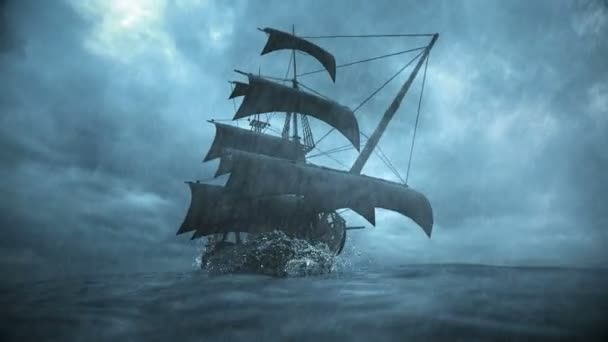 Ghost Pirate Ship Storm