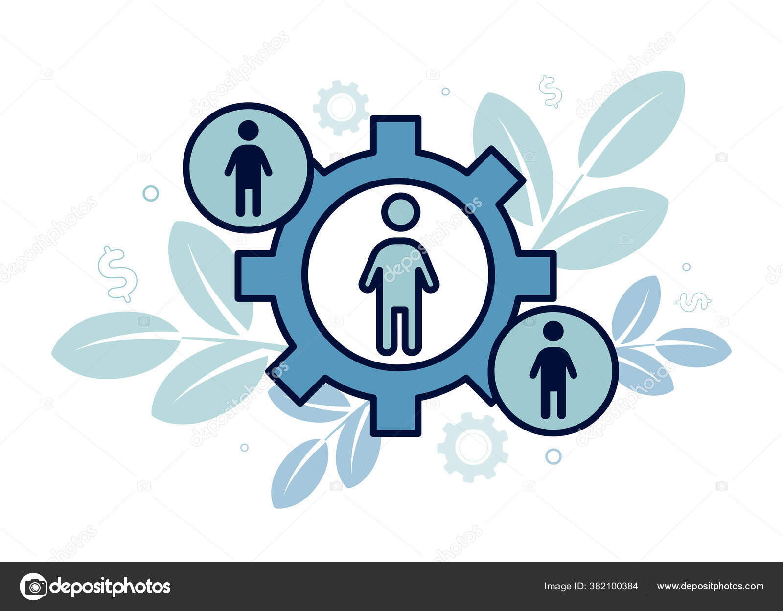 Finance Financial Services Financial Intermediaries Illustration Gear ...