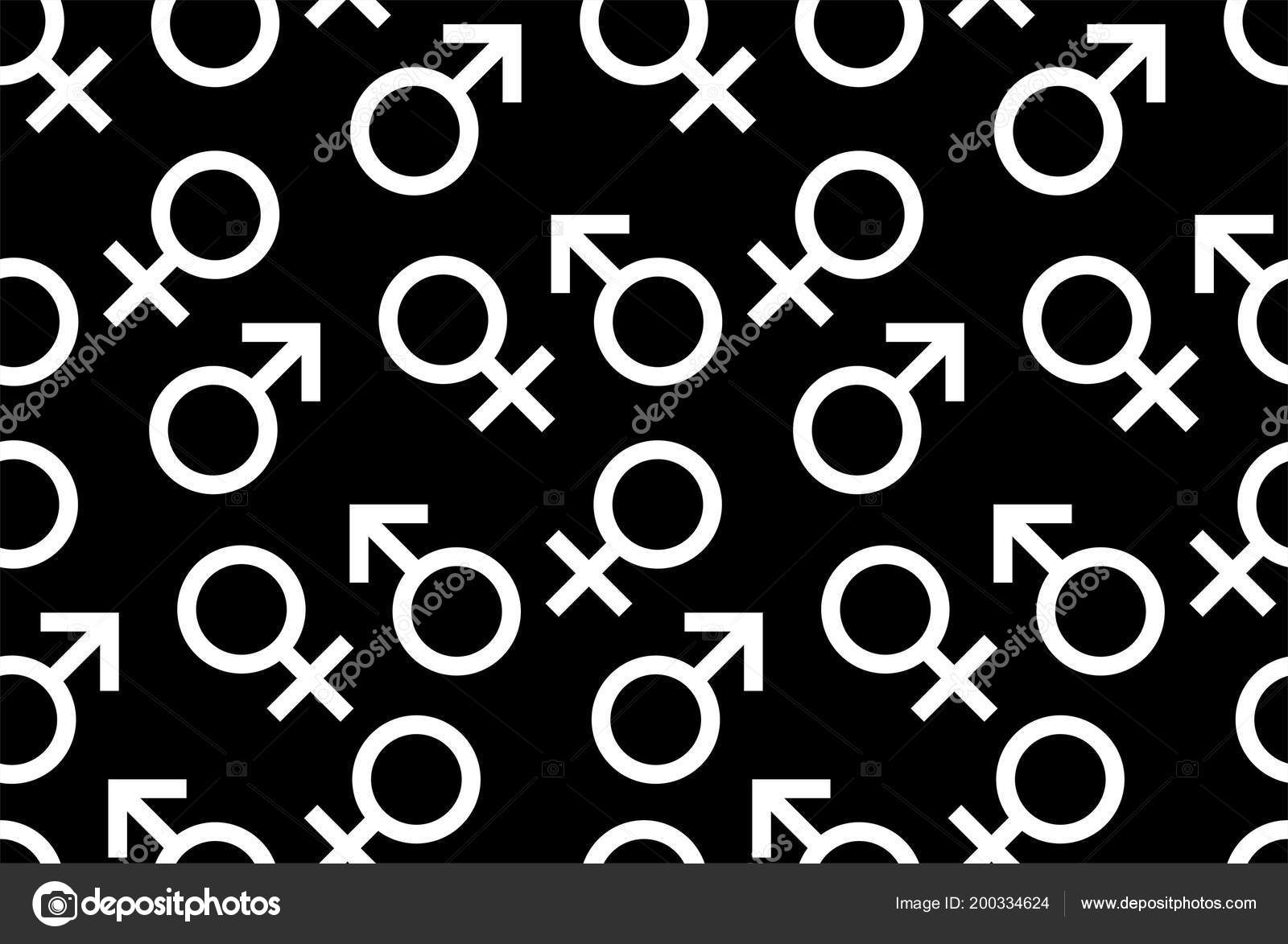 Gender Signs Black And White