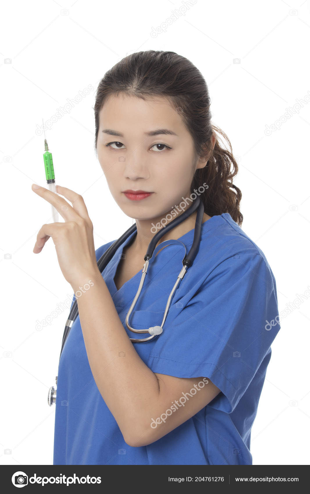 Evil Doctor With Needle