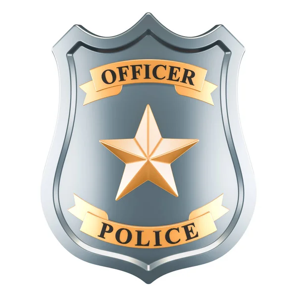 Police badge isolated — Stock Photo © koya979 #9967791