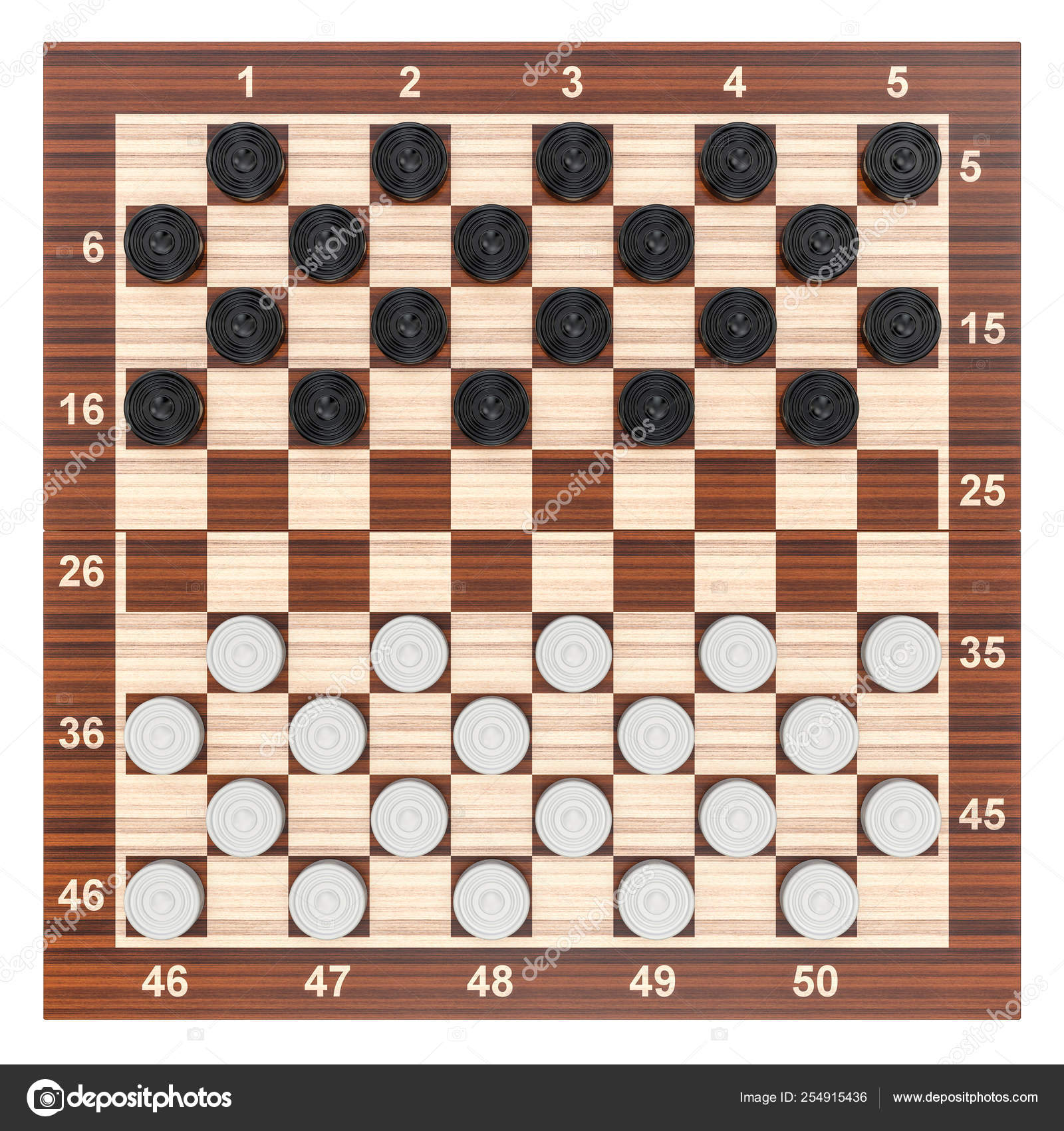 Checkers Game Pieces