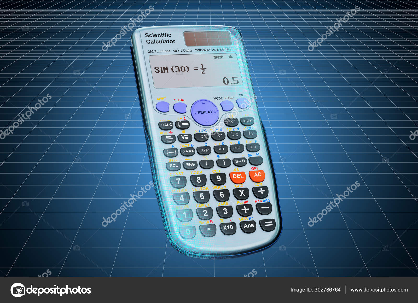 Scientific Calculator Drawing