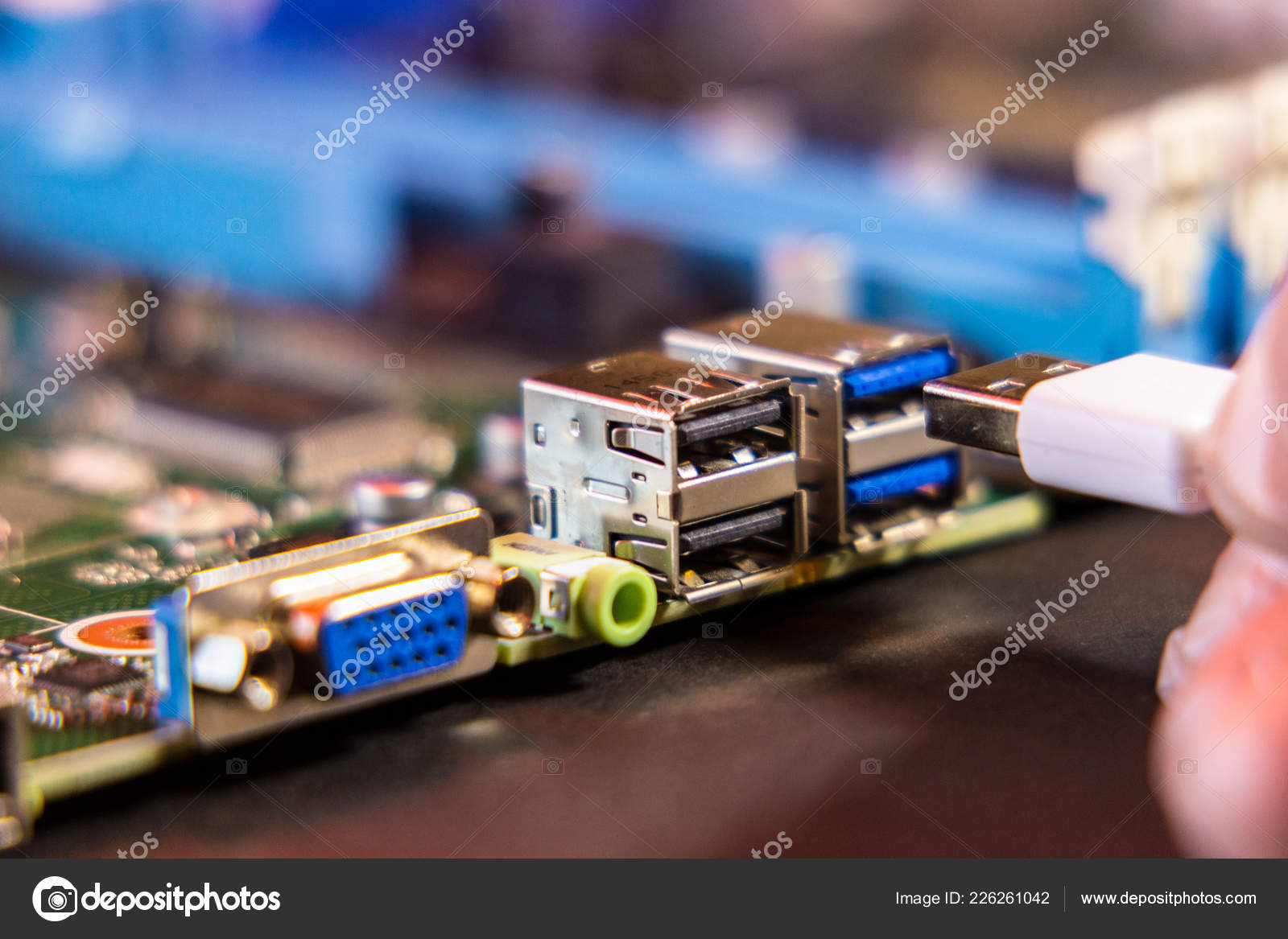 Usb Cable Included Computer's Pcb Data Transfer Photo May Illustrate ...