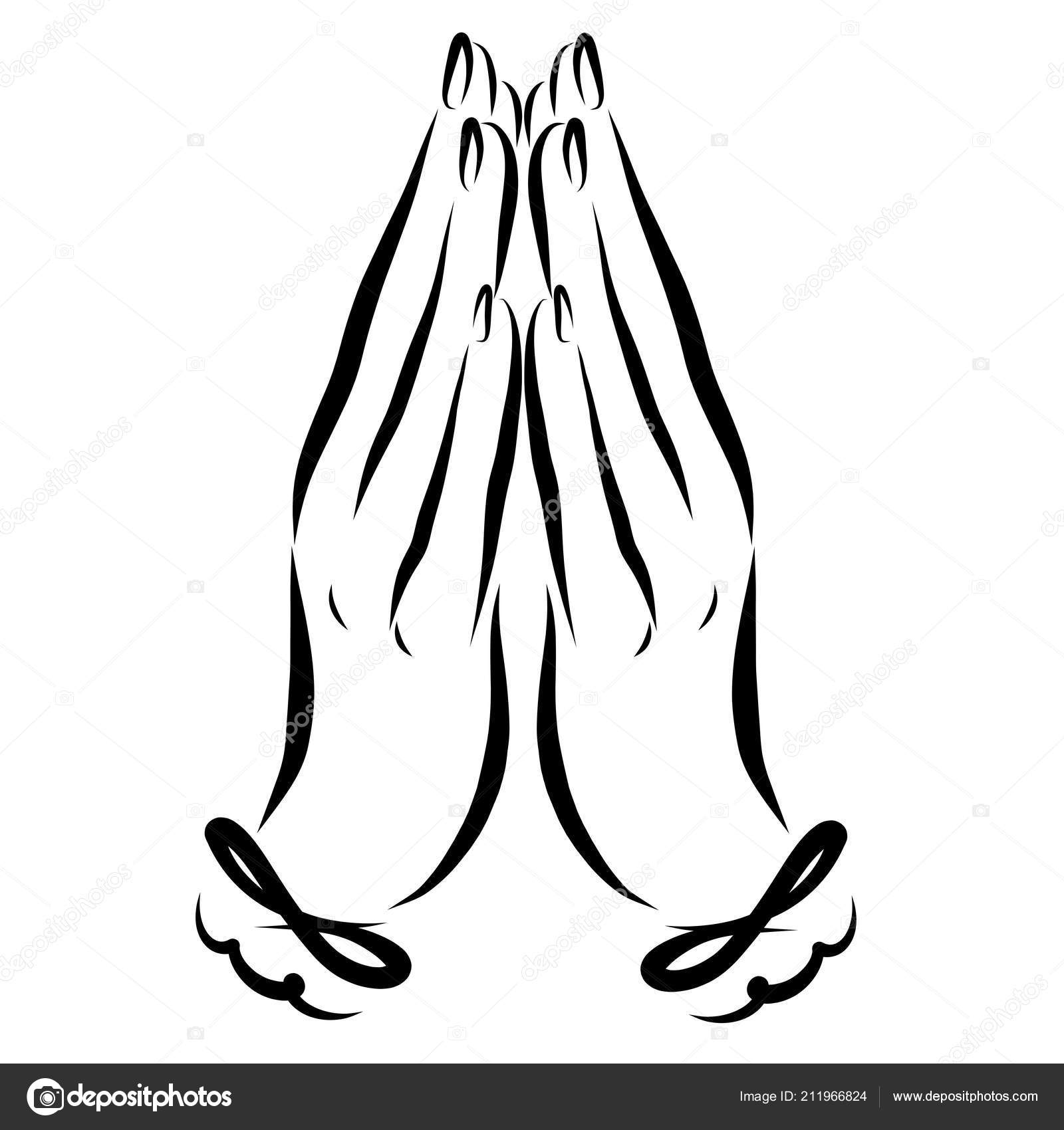 Female Hand Prayer God Christian Symbols Stock Photo by ©Yuliya ...