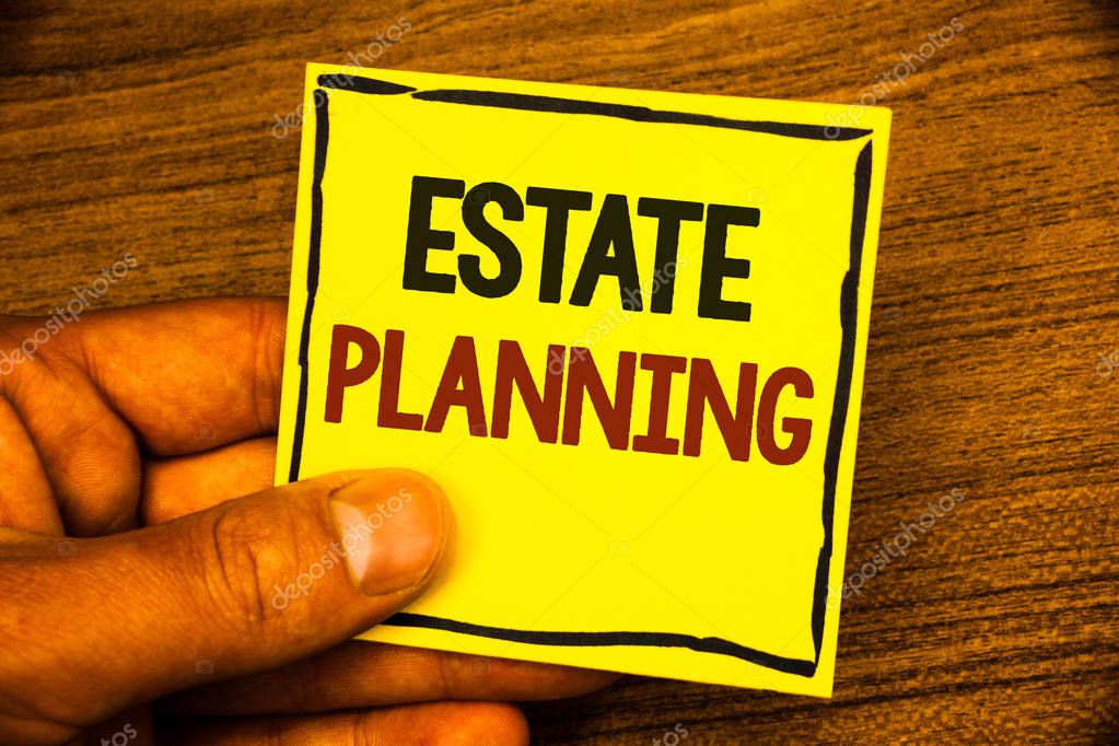 Texto de escritura de palabras Planificación patrimonial. Concepto de negocio para el plan de ...