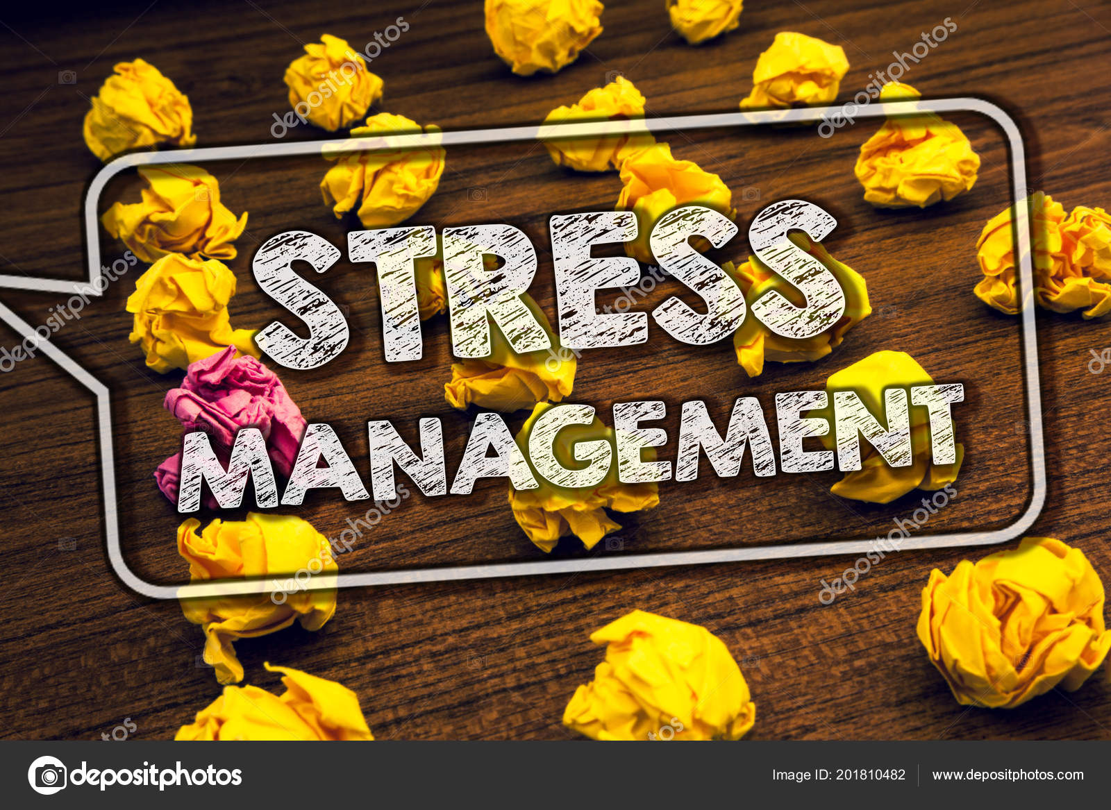 Writing Note Showing Stress Management Business Photo Showcasing ...