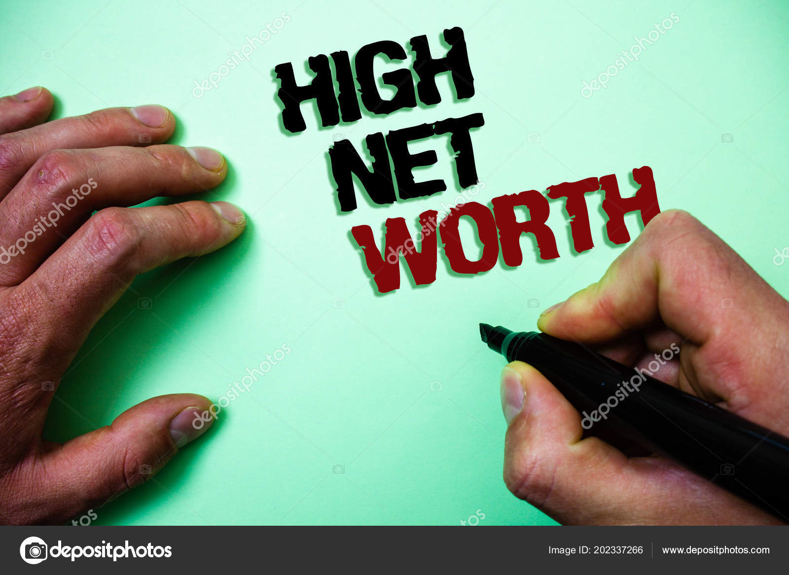 Word Writing Text High Net Worth Business Concept Having High Stock ...