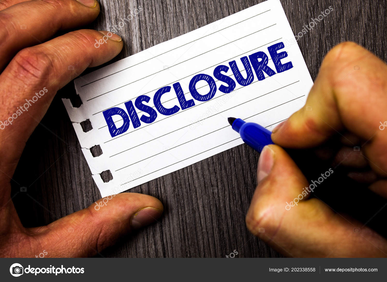 Writing Note Showing Disclosure Business Photo Showcasing Action Making ...