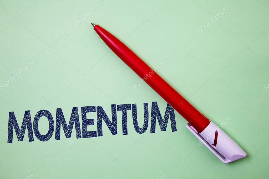 Texto manuscrito Momento. Concepto significado Cantidad movimiento en ...