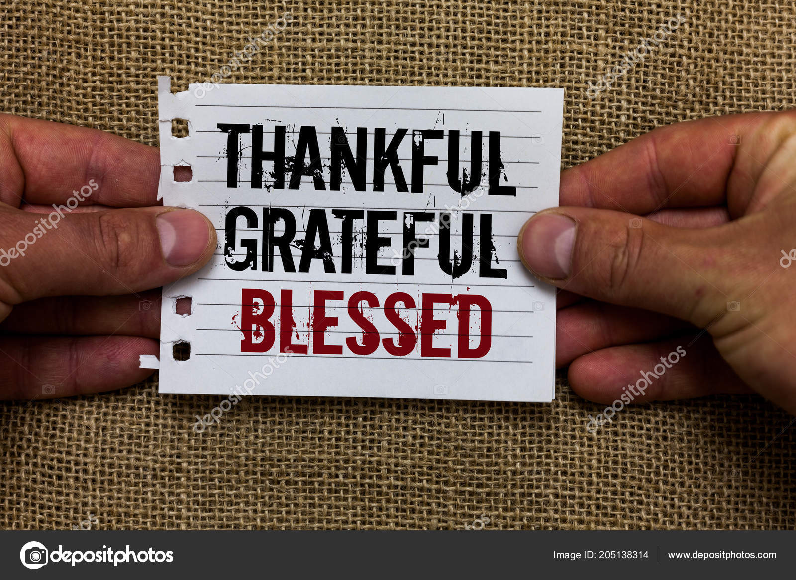 Text Sign Showing Thankful Grateful Blessed Conceptual Photo ...