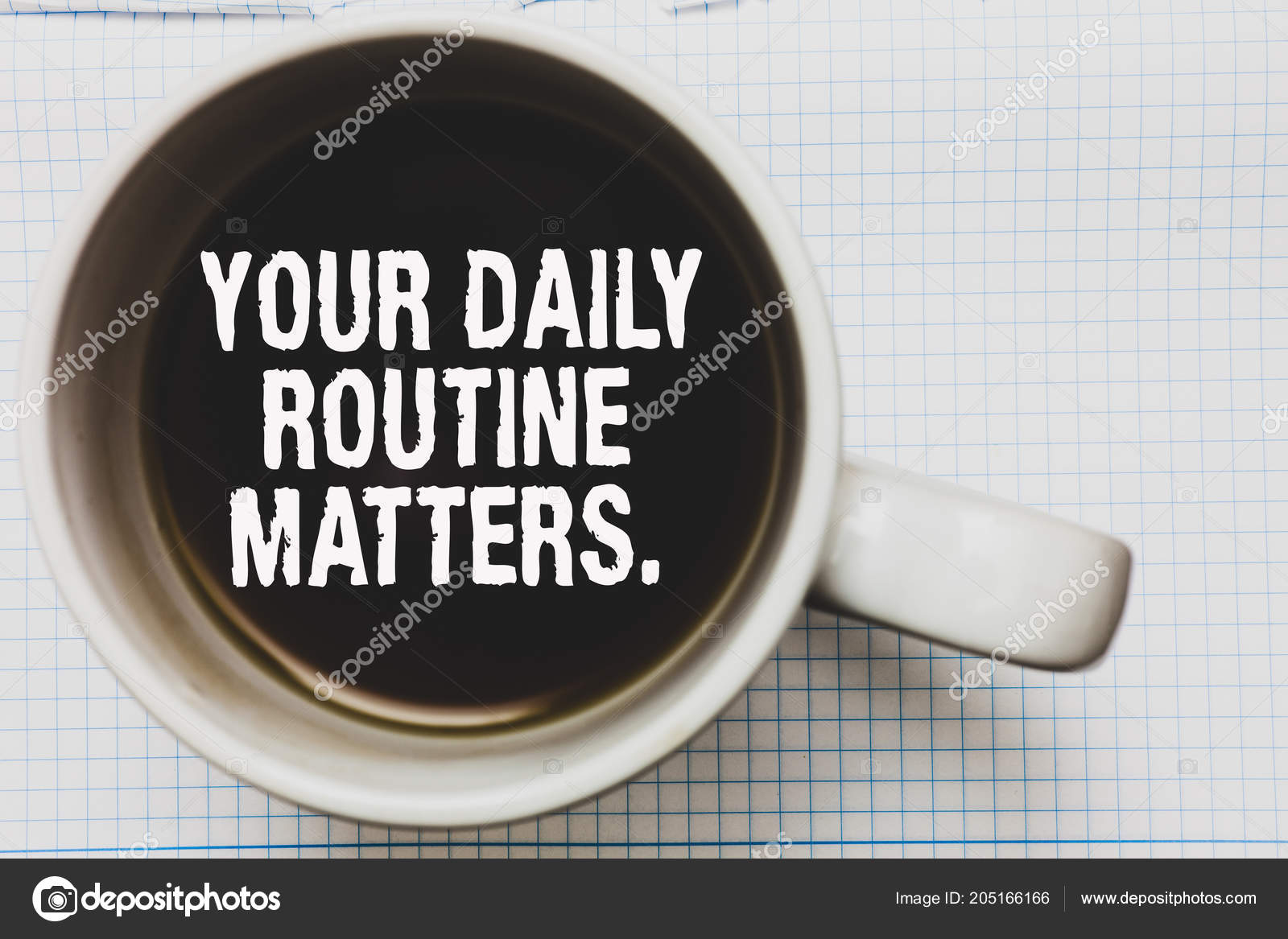 Writing Note Showing Your Daily Routine Matters Business Photo ...