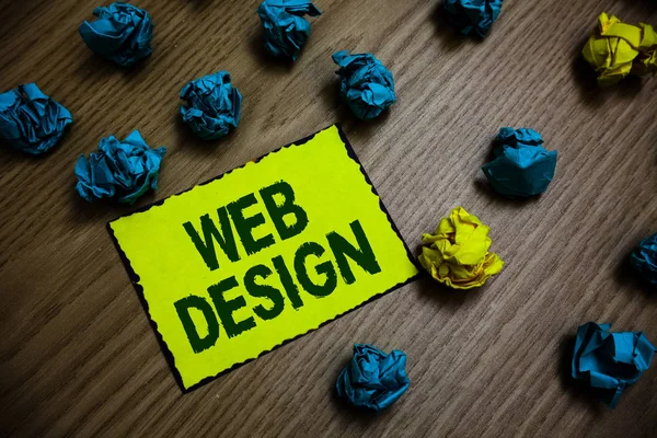 Word writing text Web Design. Business concept for who is responsible of production and ...