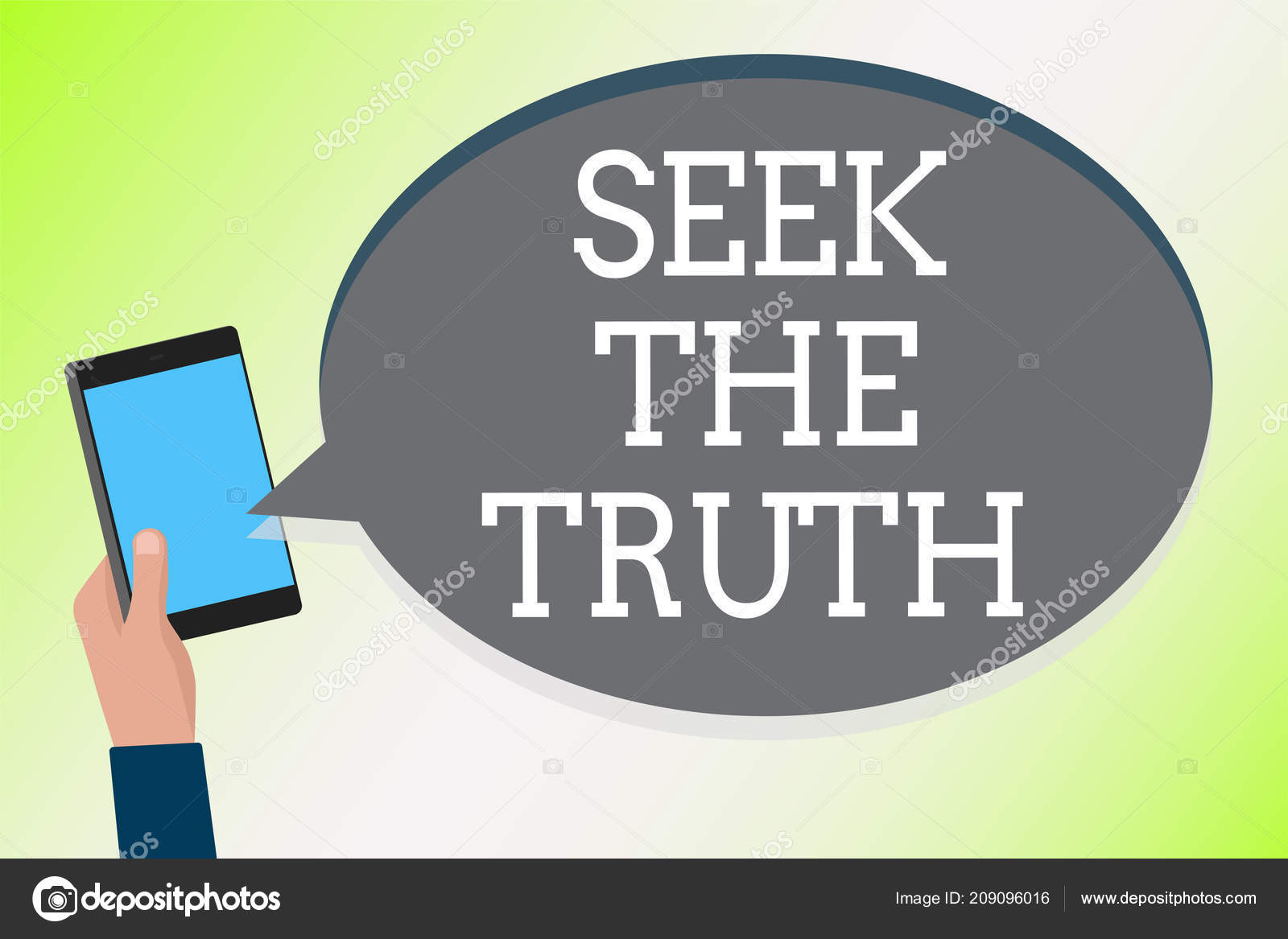 Word Writing Text Seek Truth Business Concept Looking Real Facts ...