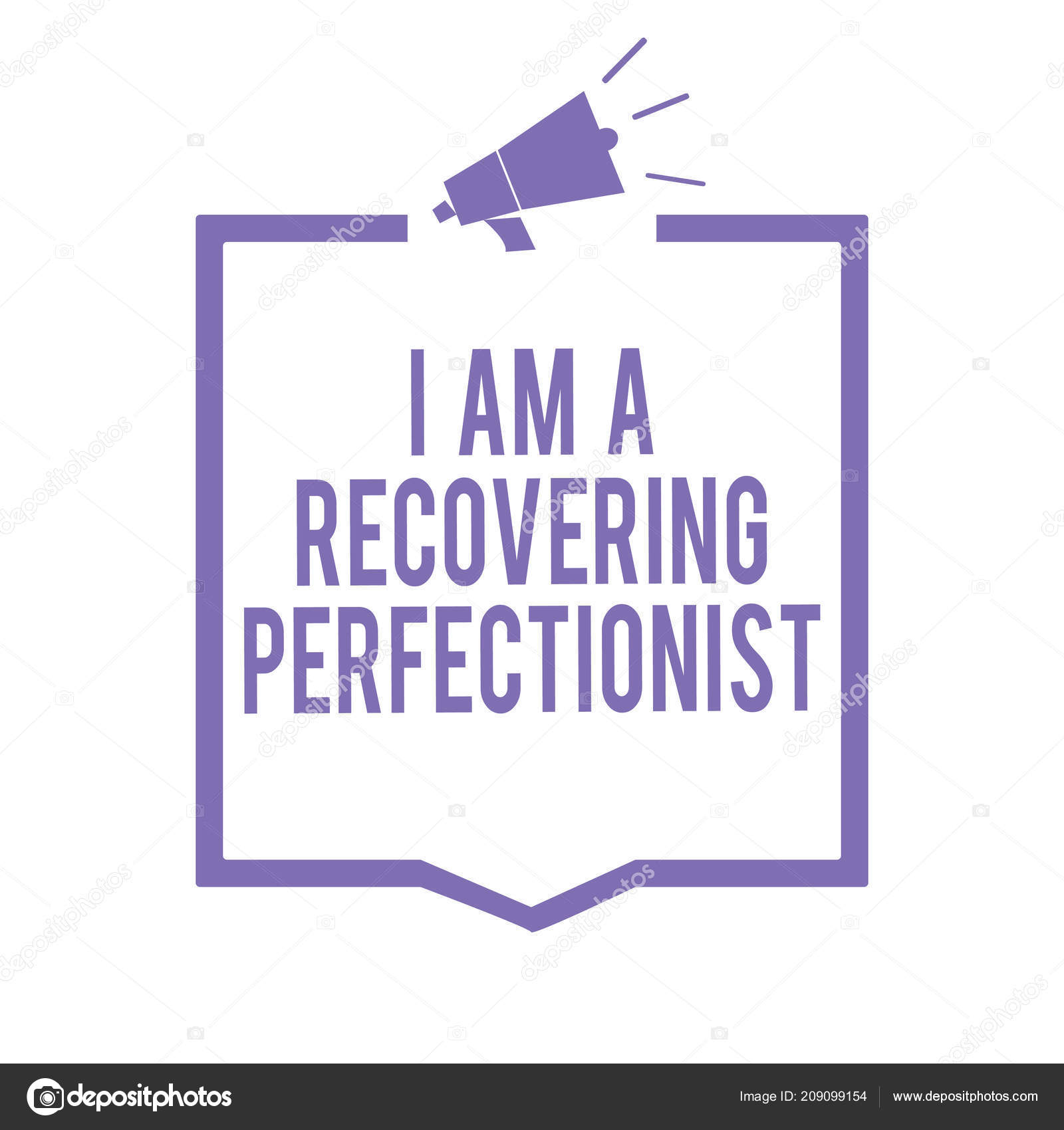 Handwriting Text Writing Recovering Perfectionist Concept Meaning ...