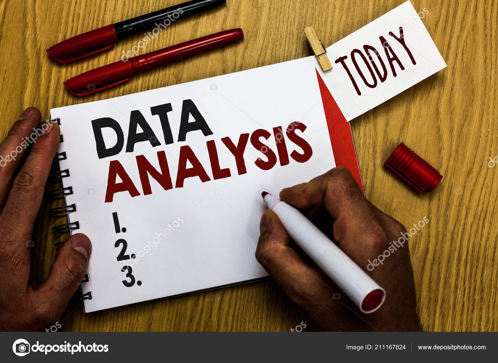 Handwriting text writing Data Analysis. Concept meaning Translate numbers to Analytical ...