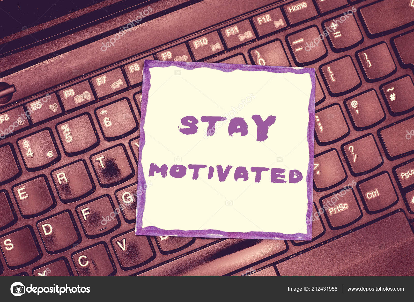 Handwriting text Stay Motivated. Concept meaning Reward yourself every ...