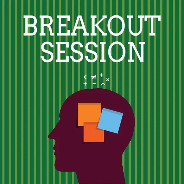 Word writing text Breakout Session. Business concept for workshop ...