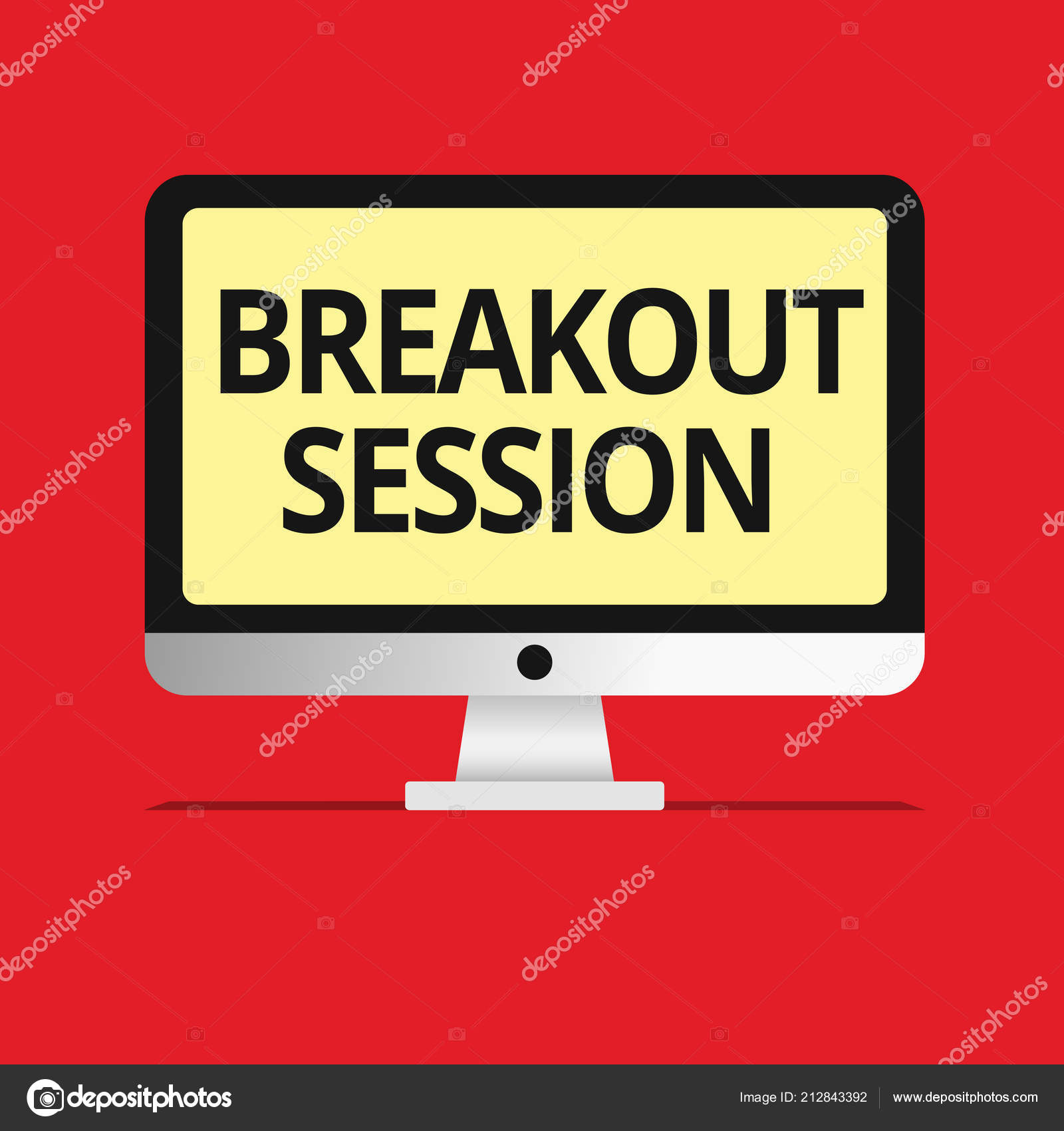 Text sign showing Breakout Session. Conceptual photo workshop ... Text sign showing Breakout Session. Conceptual photo workshop ...