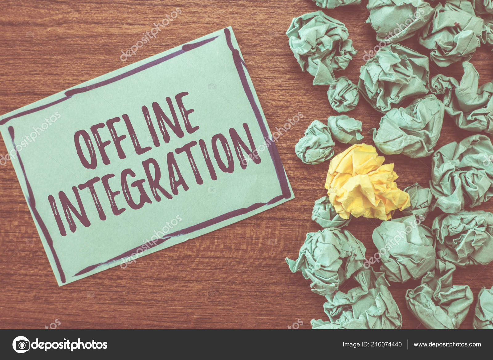 Handwriting text writing Offline Integration. Concept meaning First ... Handwriting text writing Offline Integration. Concept meaning First ...