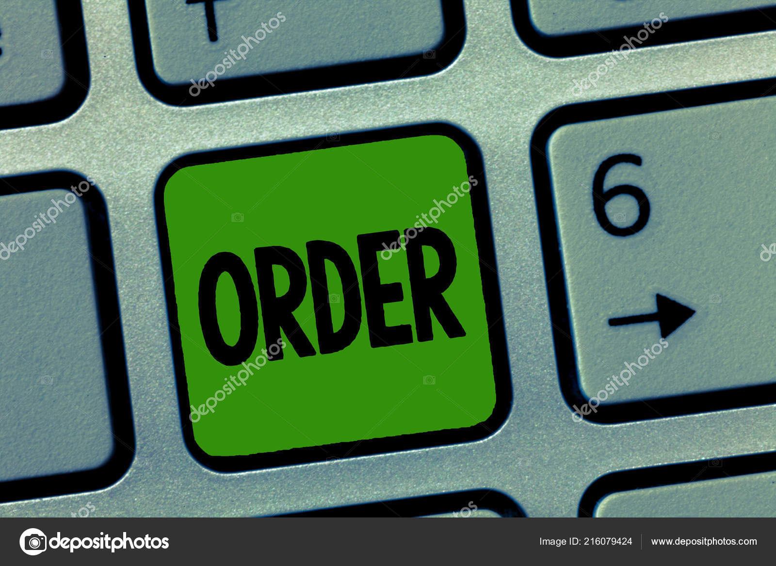 Handwriting text Order. Concept meaning arrangement of people or things ...