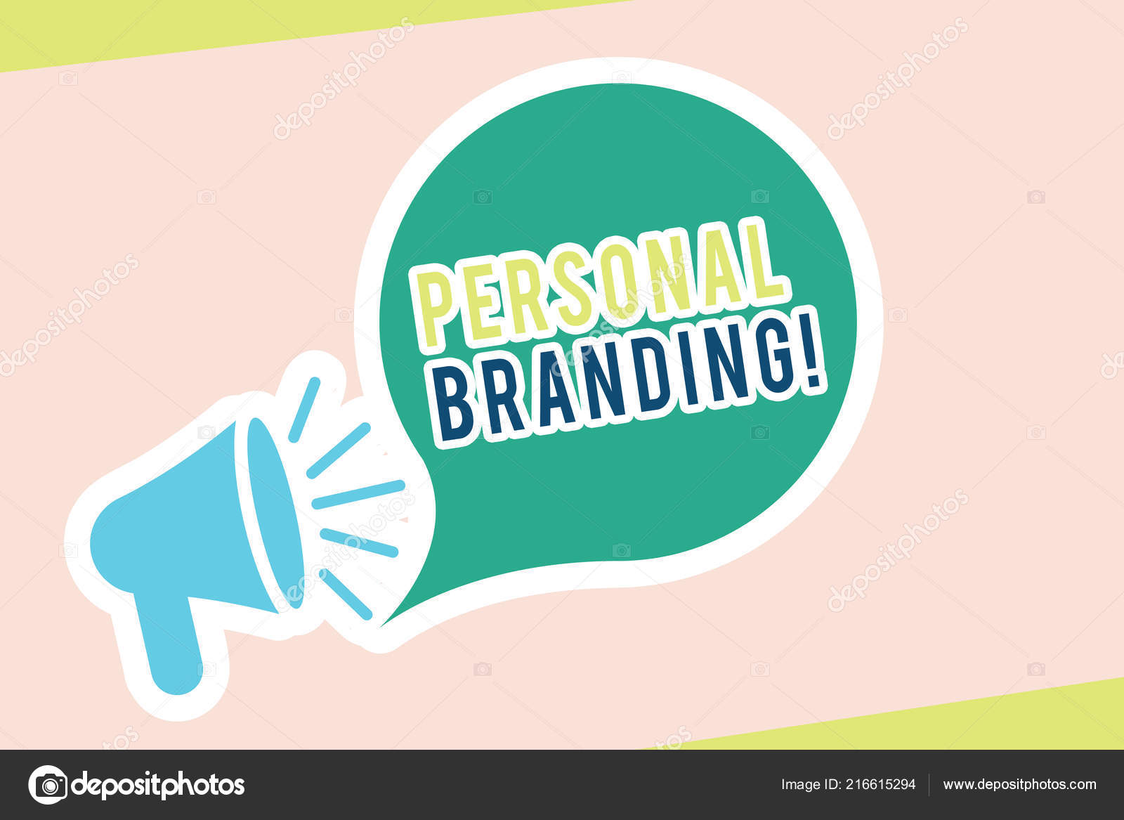 Word writing text Personal Branding. Business concept for Practice of People Marketing ...