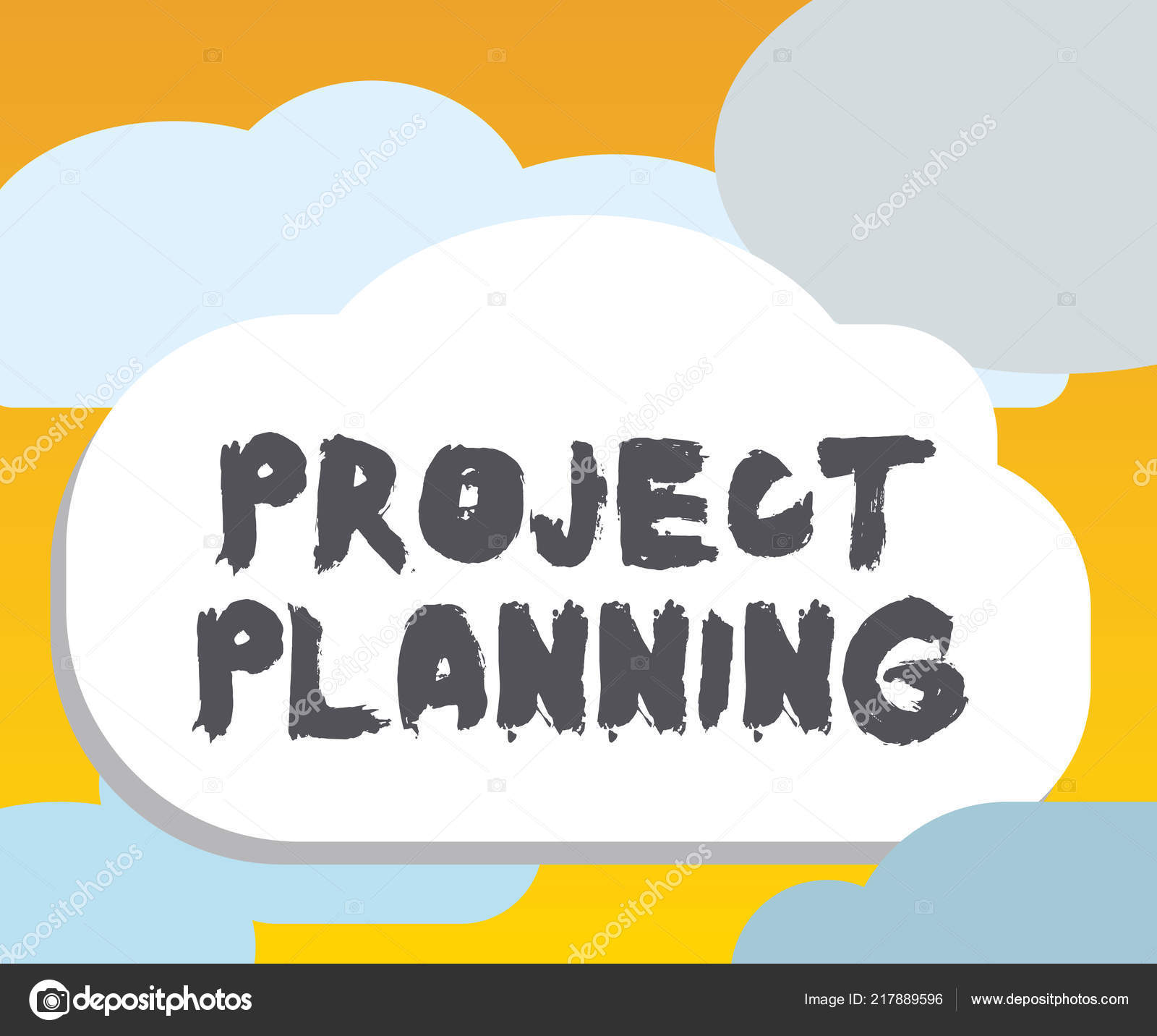 Word writing text Project Planning. Business concept for schedules such ...