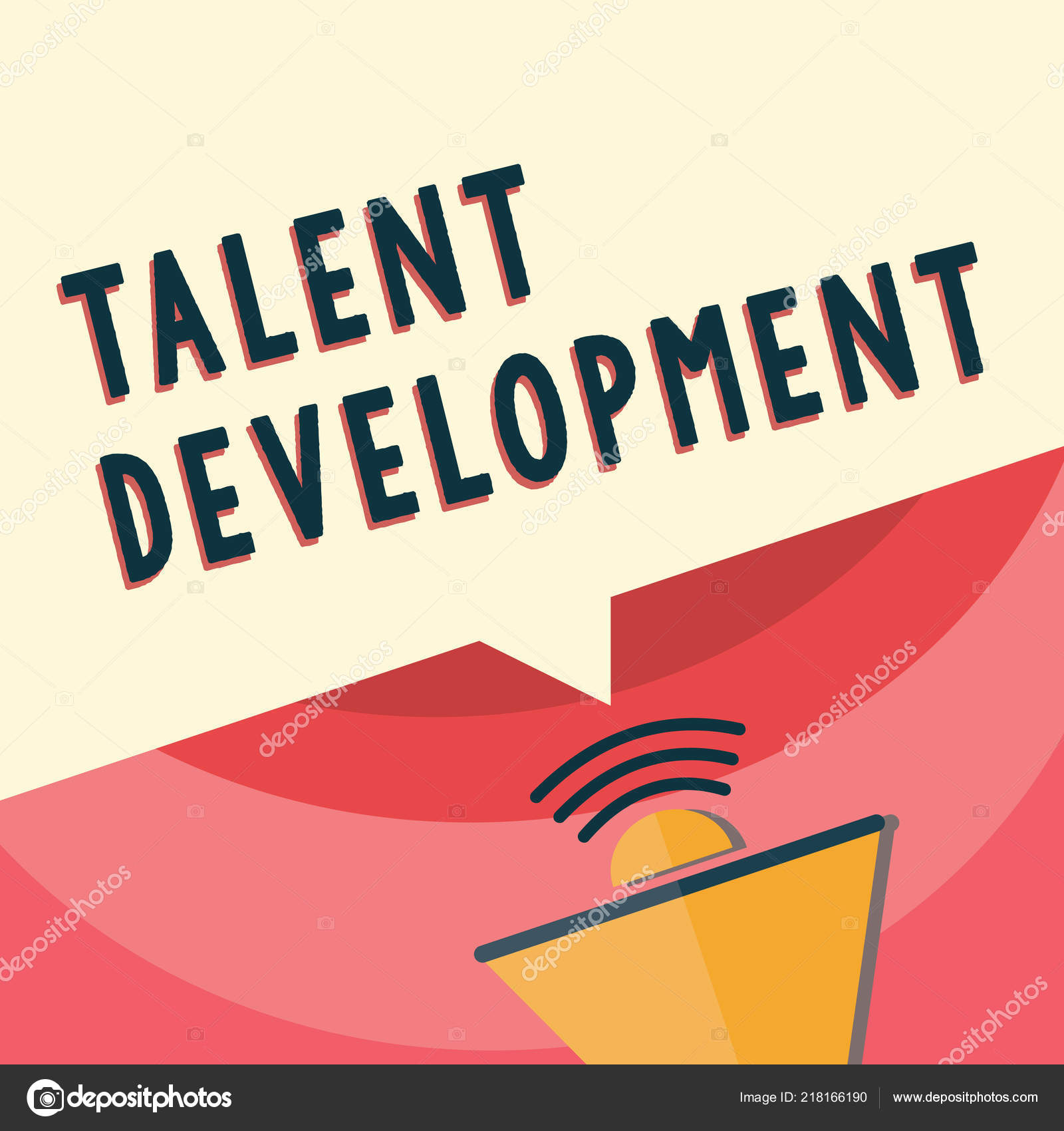 Handwriting text writing Talent Development. Concept meaning Building Skills Abilities Improving ...