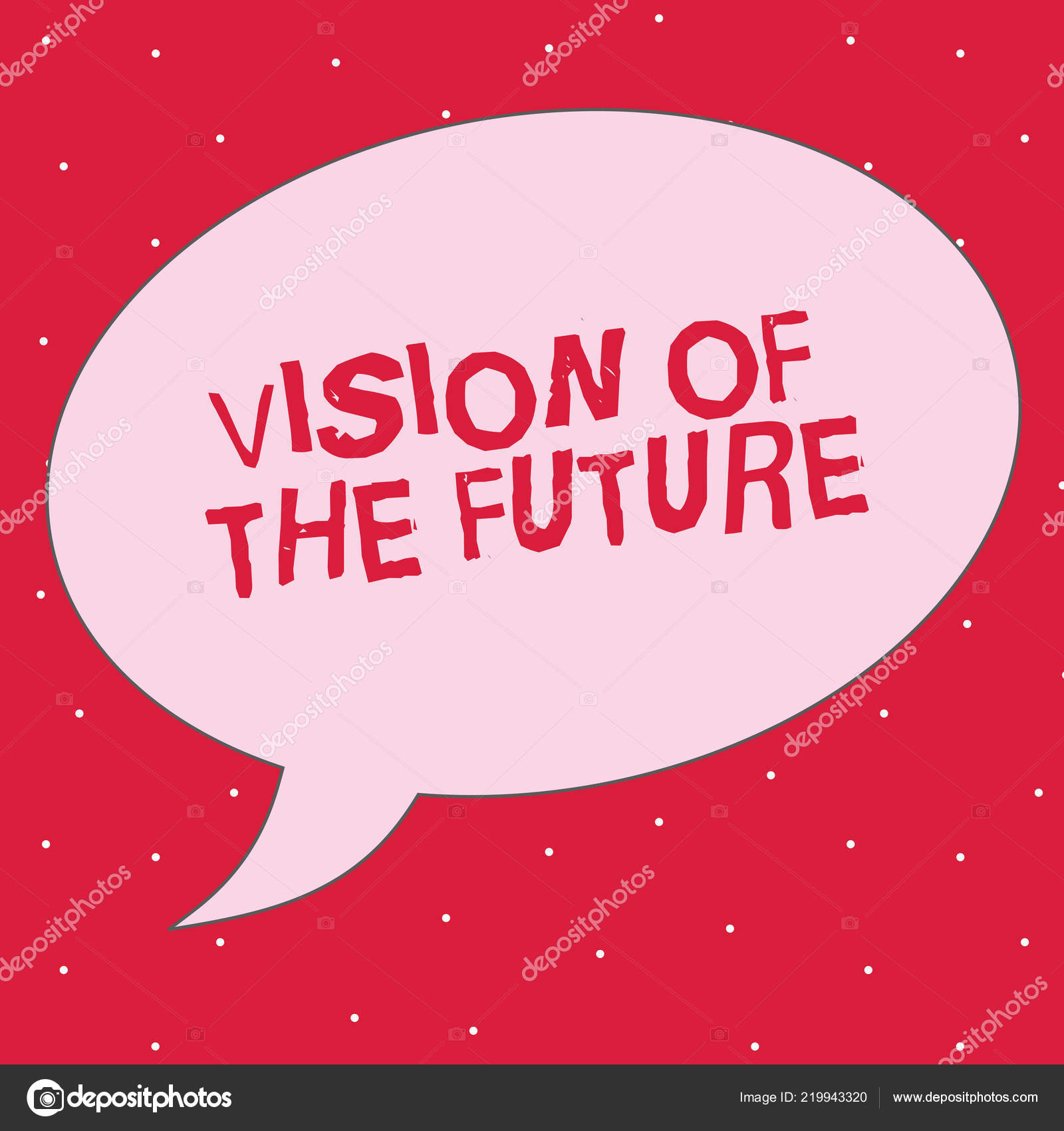 Word writing text Vision Of The Future. Business concept for Seeing ...