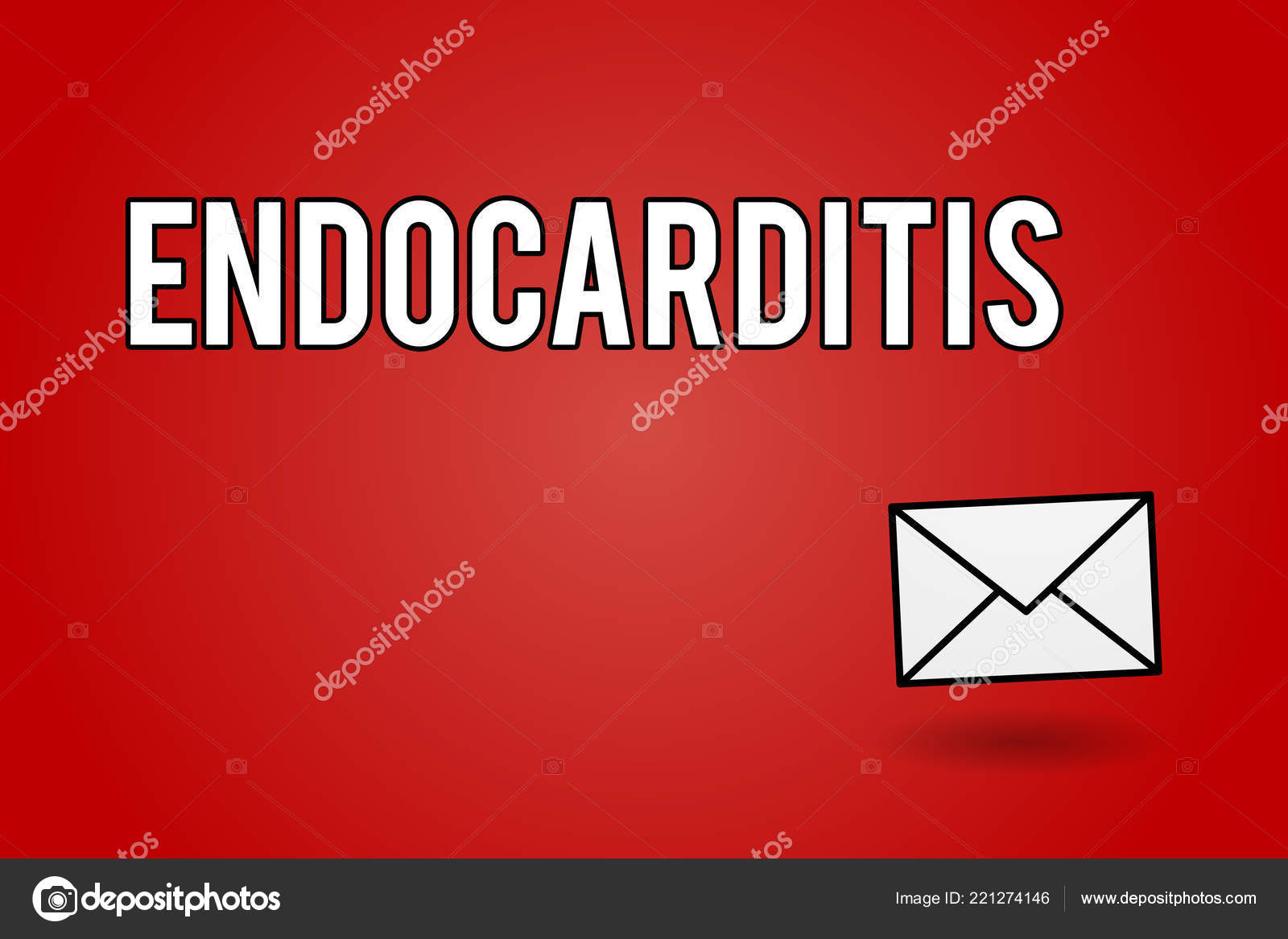 Handwriting text Endocarditis. Concept meaning Serious infection and ...