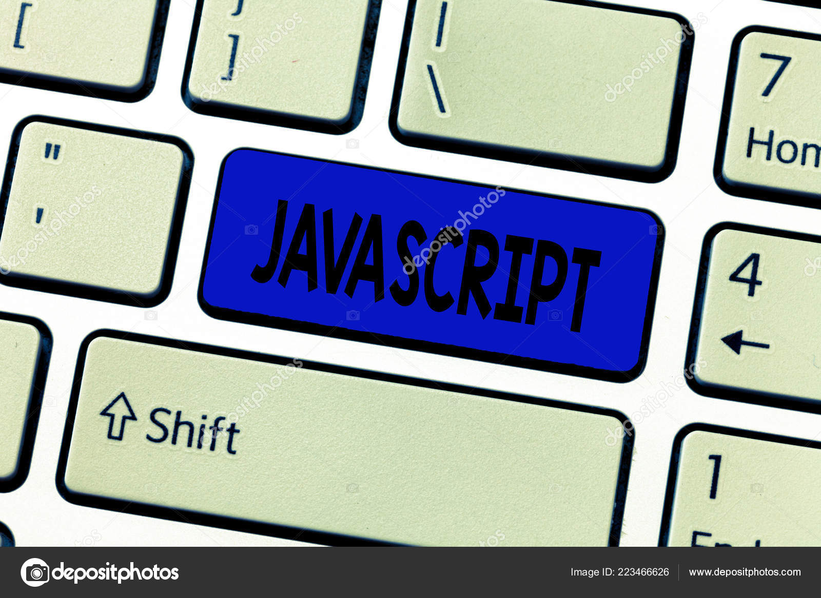Text sign showing Javascript. Conceptual photo Computer programming language used to create ...