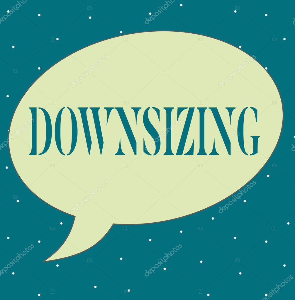 Nota de escritura que muestra la reducción de tamaño. Exhibición de ...