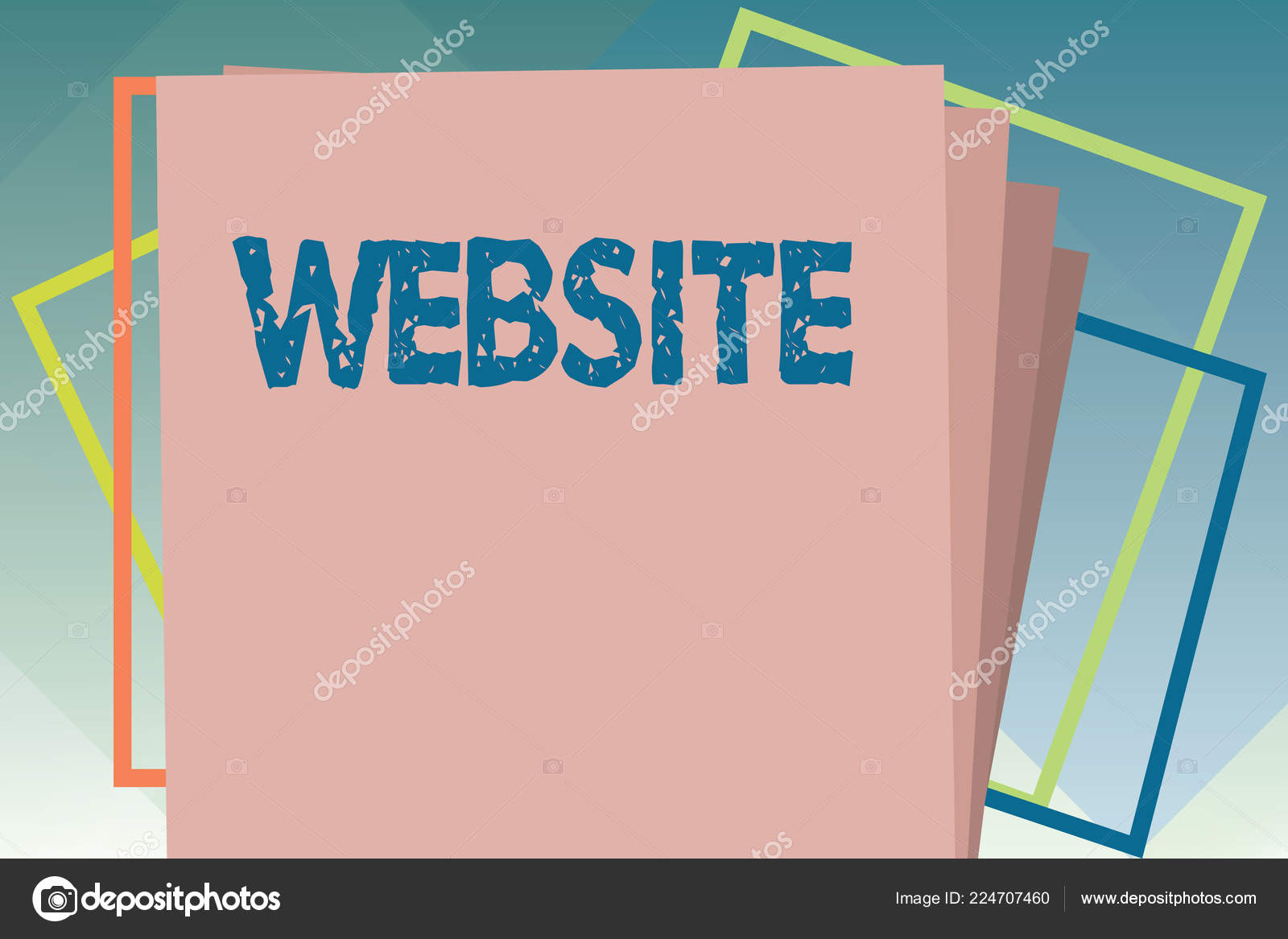 Handwriting text Website. Concept meaning Related web pages located ...