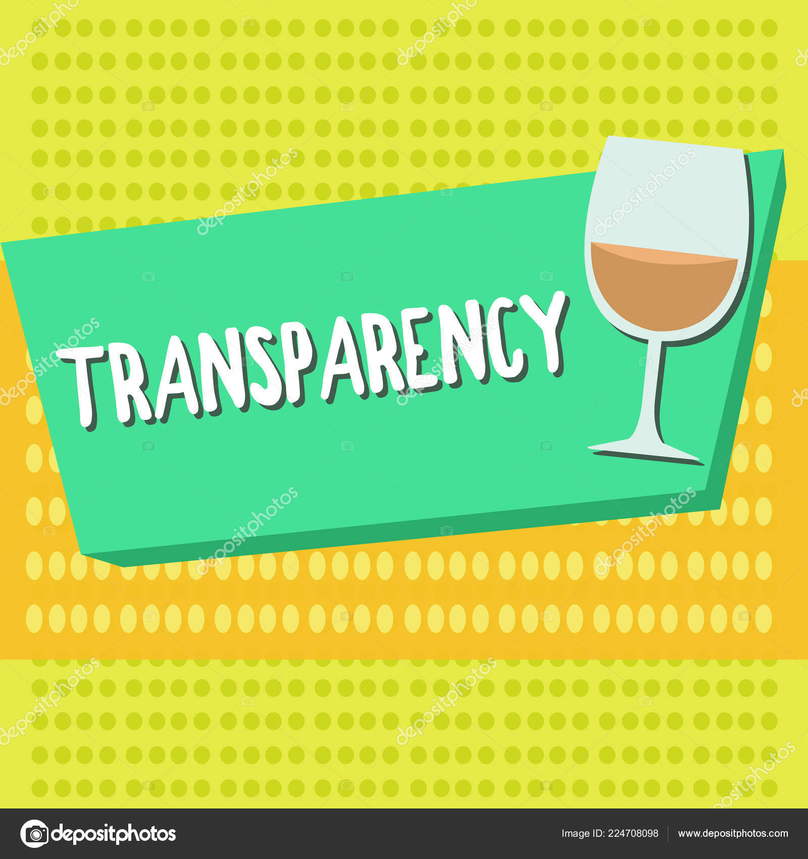 Word writing text Transparency. Business concept for Condition being ...