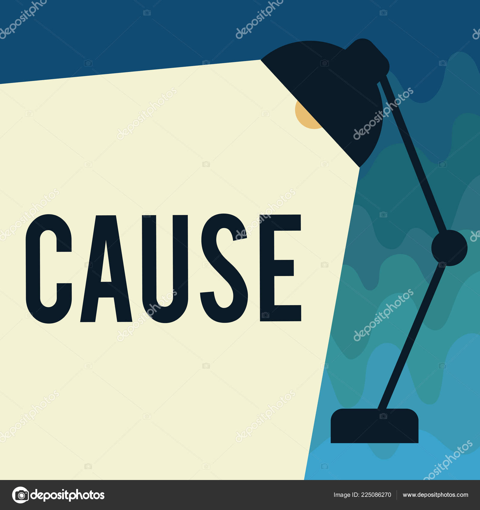 Handwriting text Cause. Concept meaning Person Thing that gives rise to ...