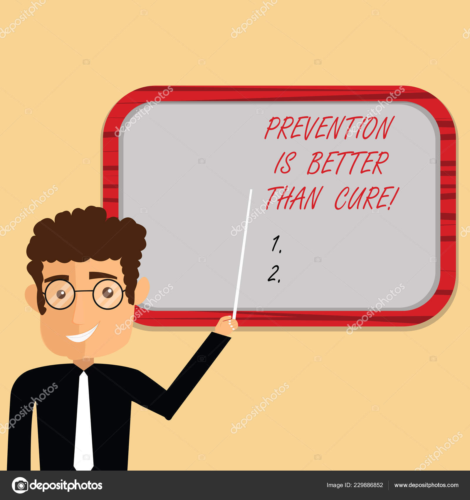 Prevention Is Better Than Cure Cartoon