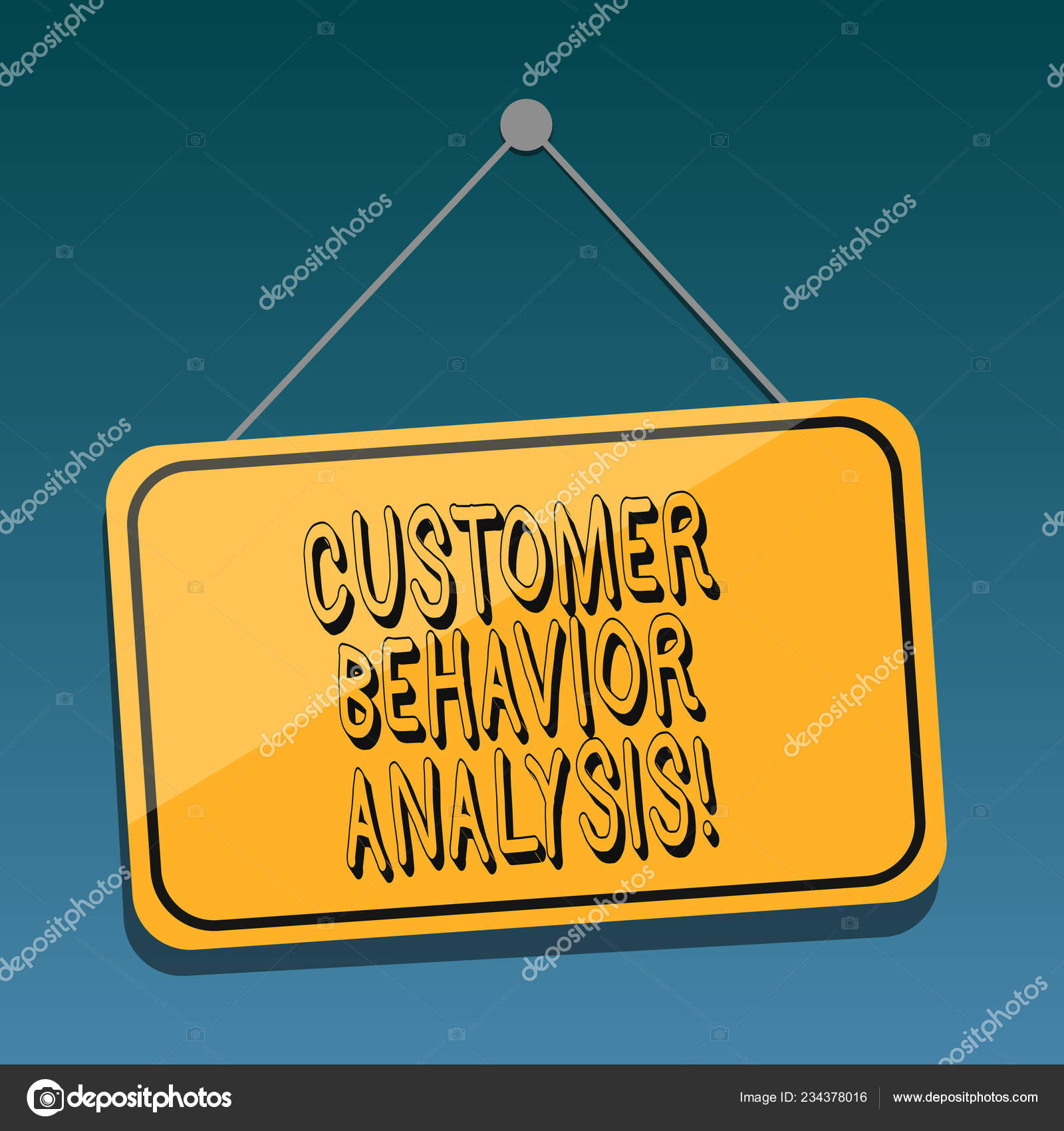 Handwriting text Customer Behavior Analysis. Concept meaning buying ...