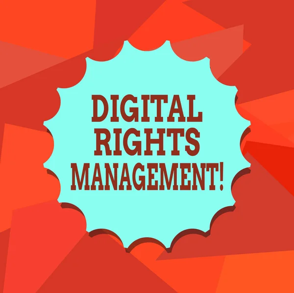 Word writing text Digital Rights Management. Business concept for ...