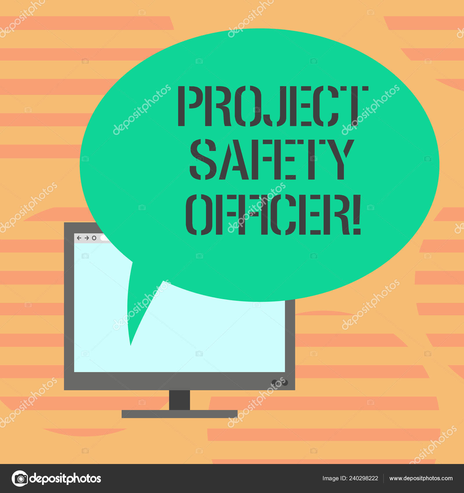 Word writing text Project Safety Officer. Business concept for ...