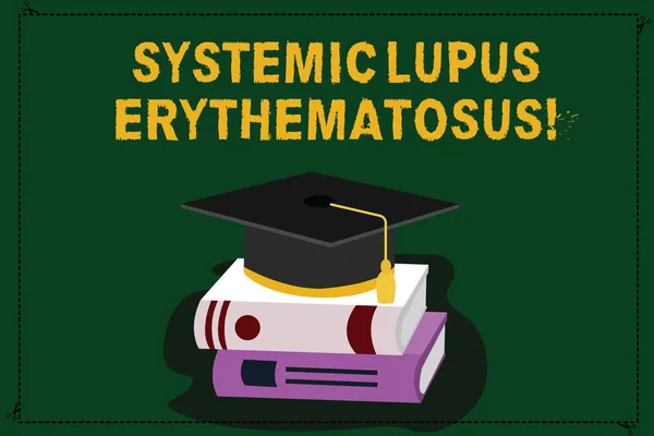 Text sign showing Systemic Lupus Erythematosus. Conceptual photo immune ...