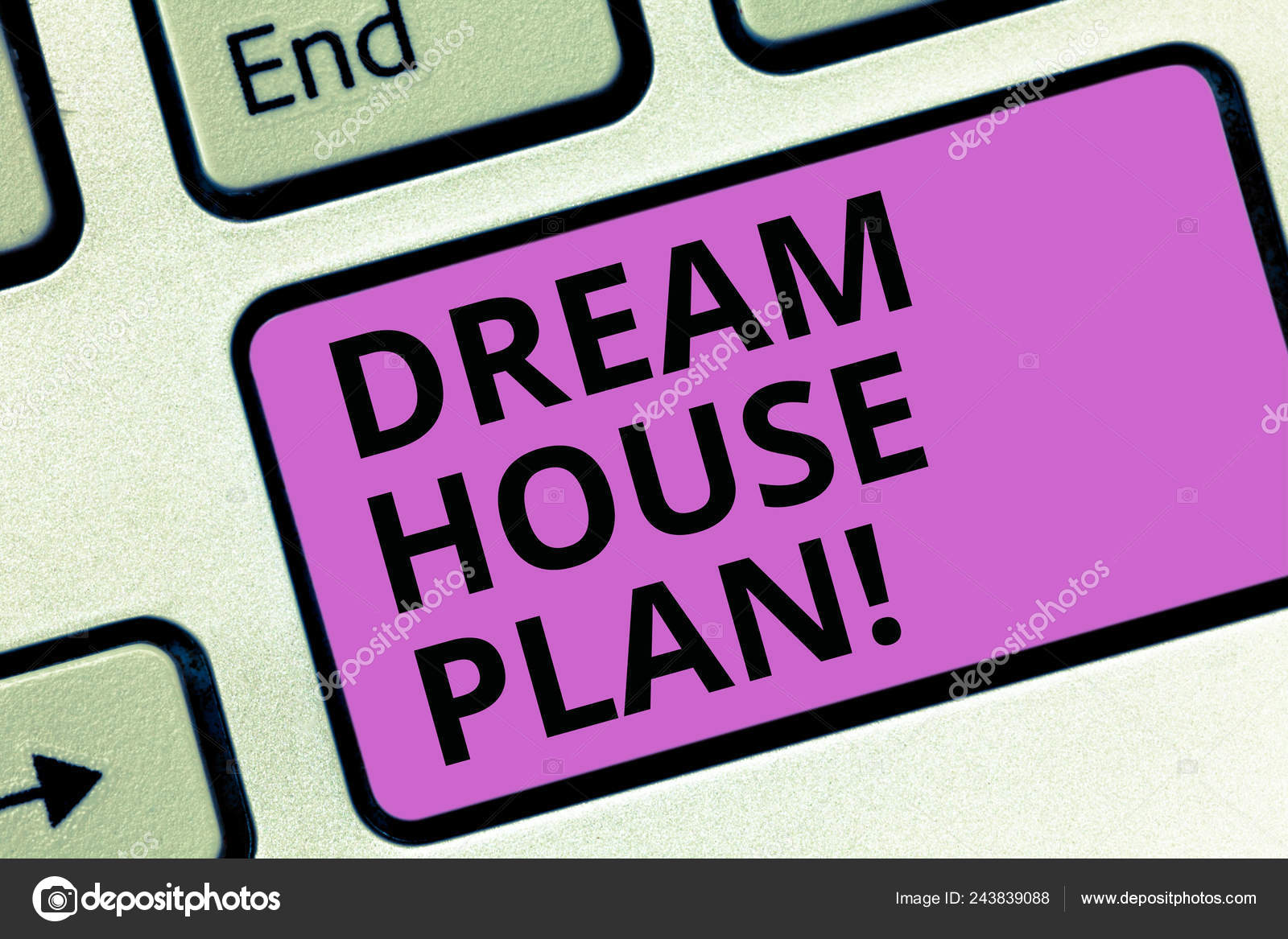 Word writing text Dream House Plan. Business concept for construction ...